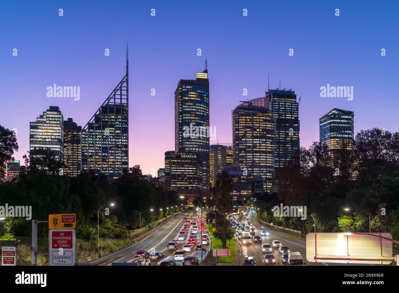 Sydney, Australia - April 20, 2022: Sydney City Cahill Expressway ...