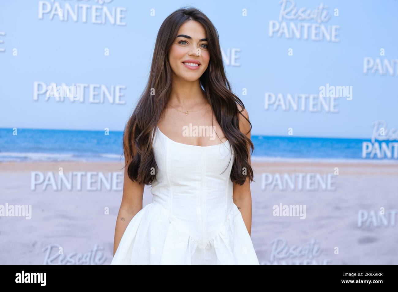 Violeta Mangriñán attends the Pantene Summer photocall at the Santo ...