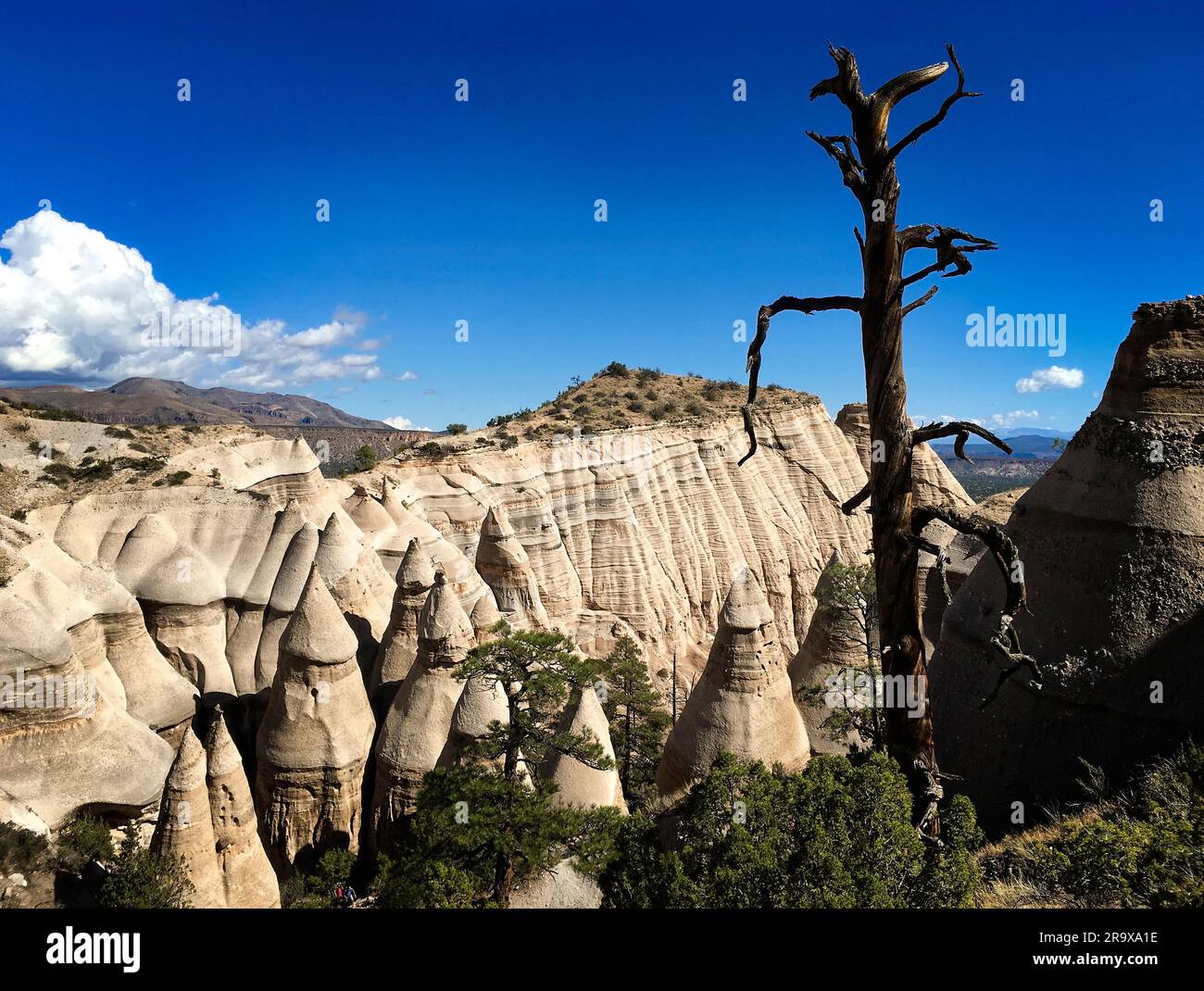 The Kasha Katuwe Tent Rocks formation in New Mexico, USA Stock Photo ...