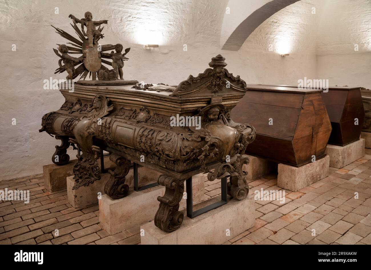 Tomb, Coffins of Duchess Eleonora Wilhelmina, Duke Wilhelm Ernst ...