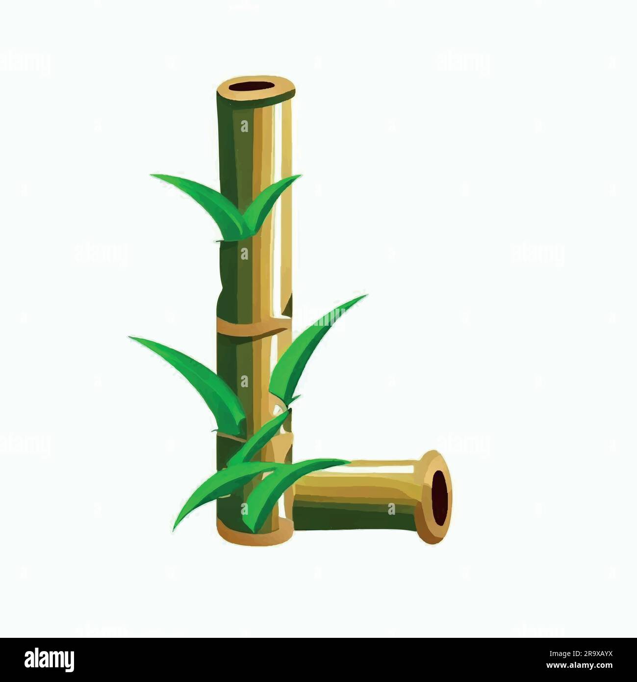 Letter l logo in bamboo hi-res stock photography and images - Alamy
