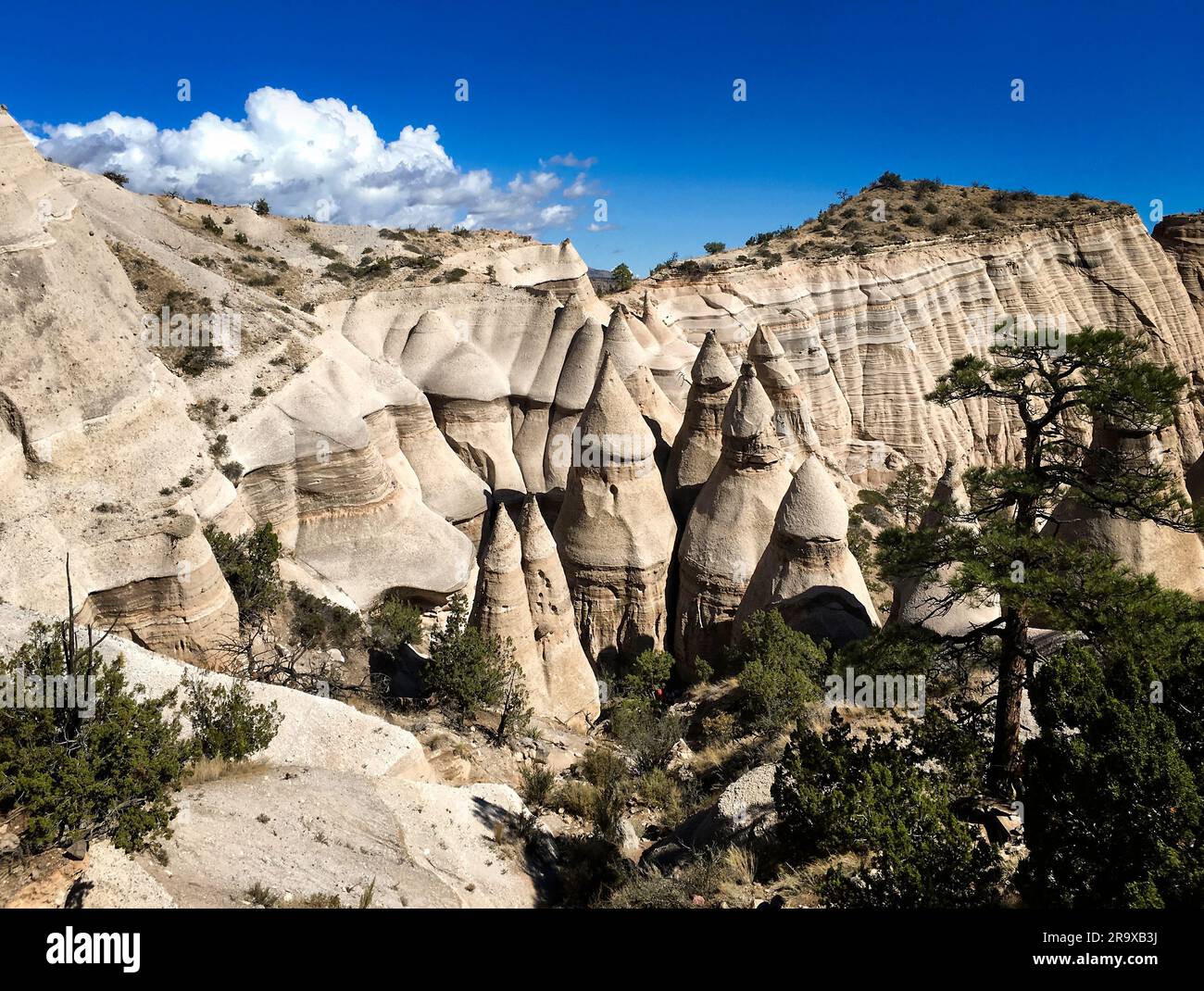 The Kasha Katuwe Tent Rocks formation in New Mexico, USA Stock Photo ...