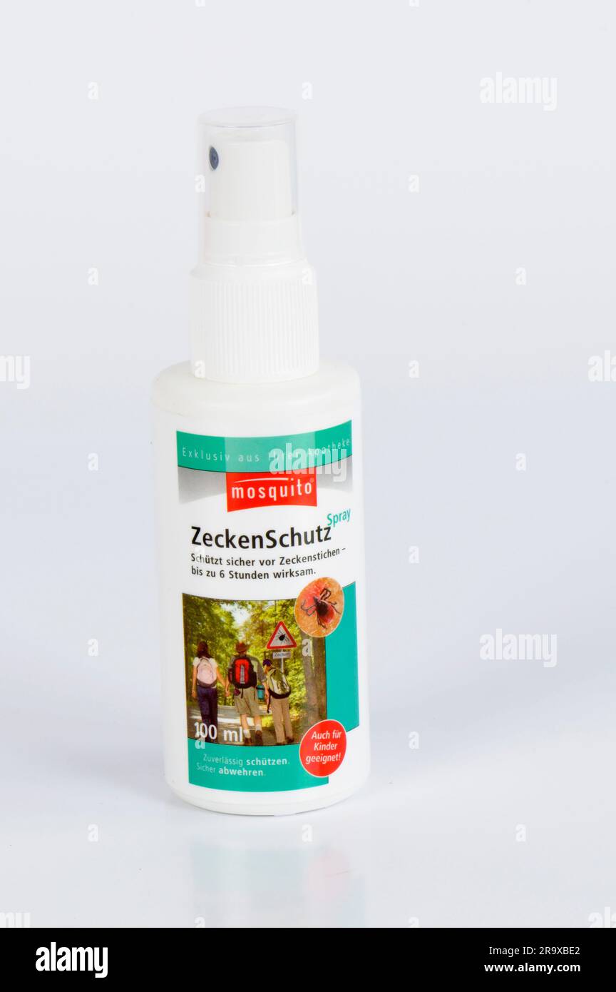 Anti-Tick Spray, Releaser Stock Photo - Alamy