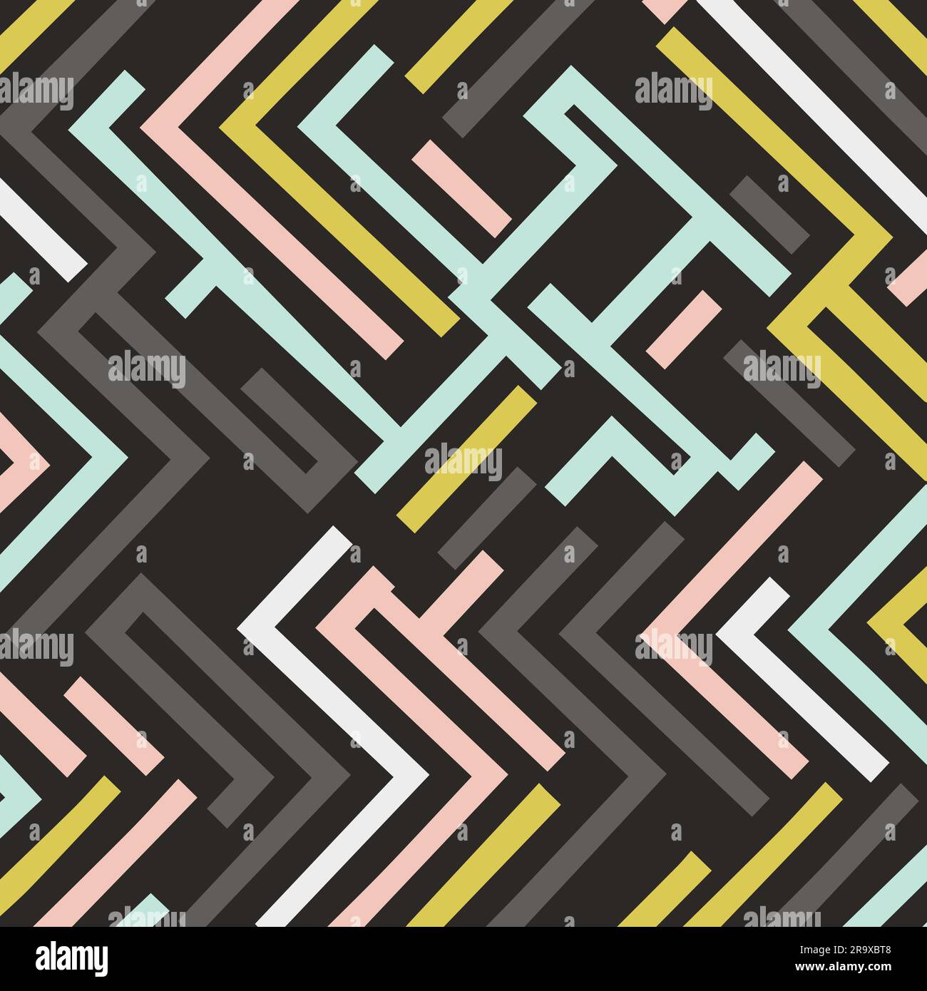 Maze style Stock Vector Images - Alamy