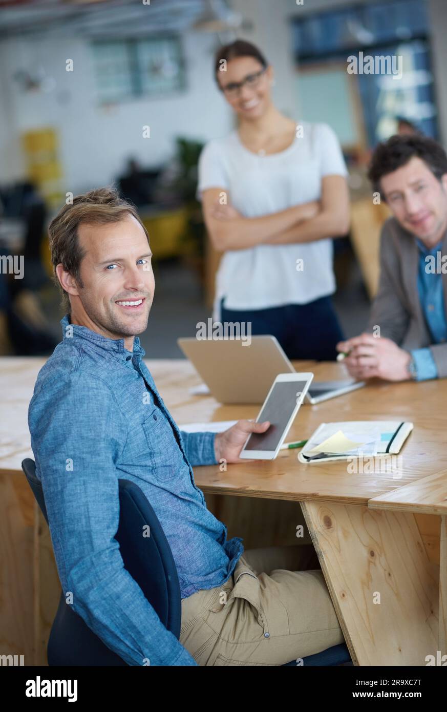 Teamwork Portrait Or Happy Programmers In Meeting For Discussion Or Brainstorming Together In