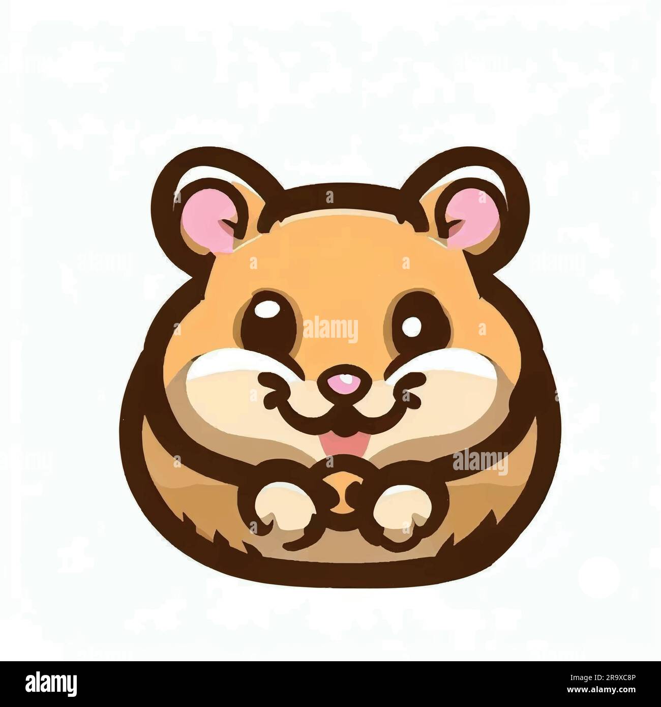 Guinea pig eating Stock Vector Images - Alamy