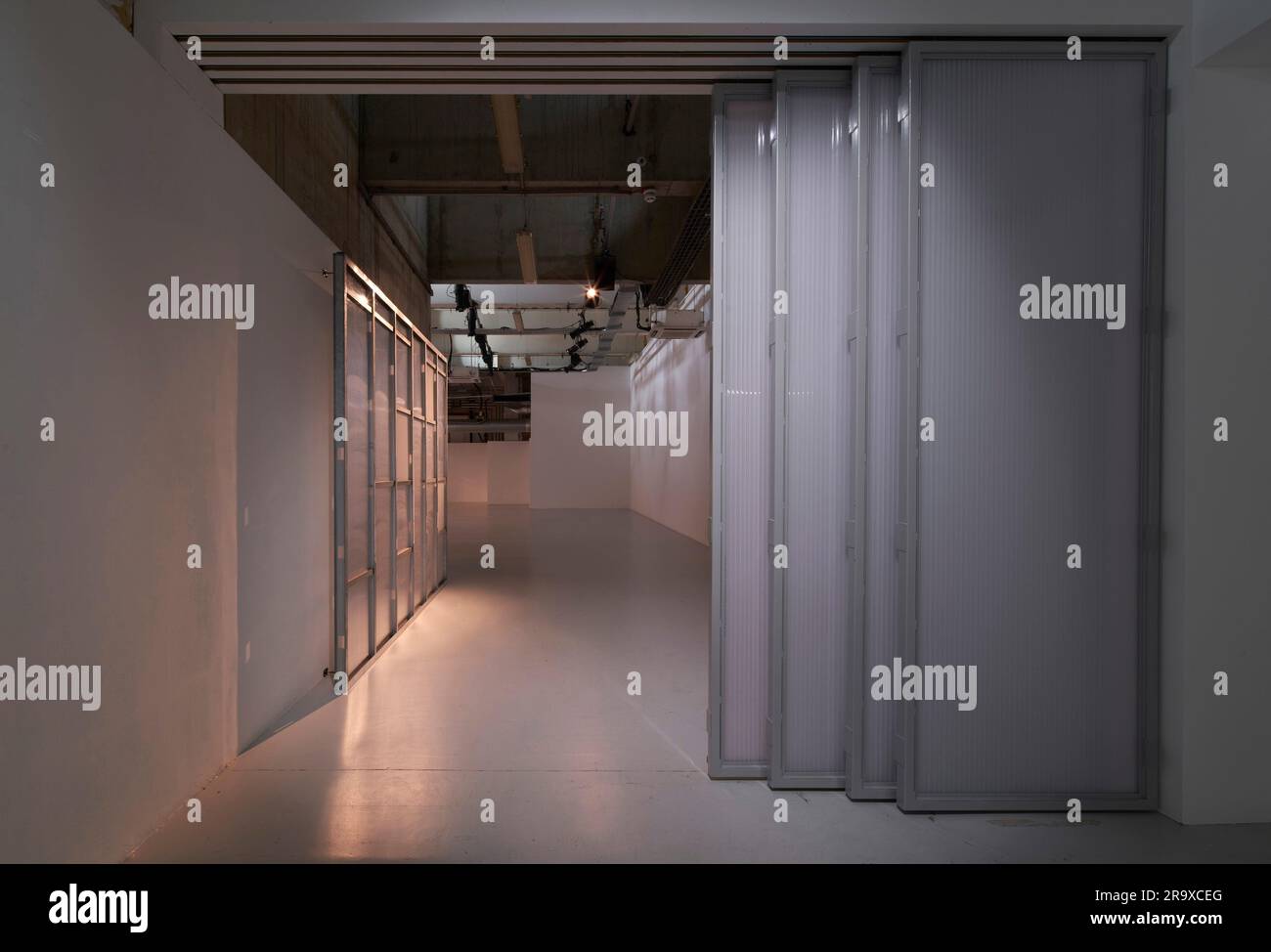 Studio corridor. Victoria House Basement, London, United Kingdom ...