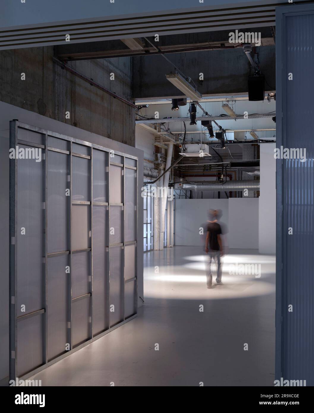 Studio corridor. Victoria House Basement, London, United Kingdom ...