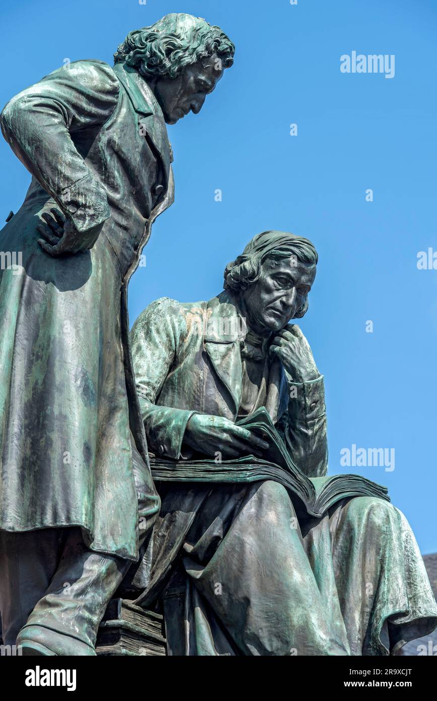 Monument Brothers Jakob and Wilhelm Grimm, Brothers Grimm Monument, German Studies, Fairy Tales ...