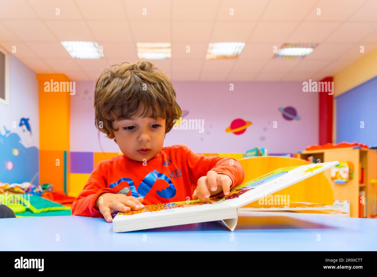 Childcare classroom interior hi-res stock photography and images - Alamy