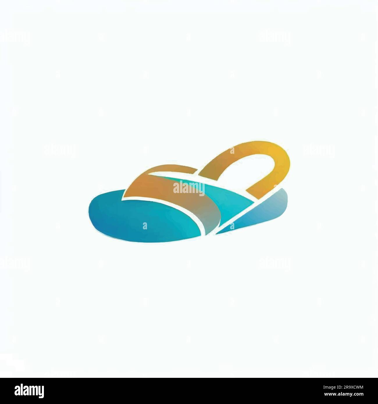 Flip flop sandal Stock Vector Images - Alamy