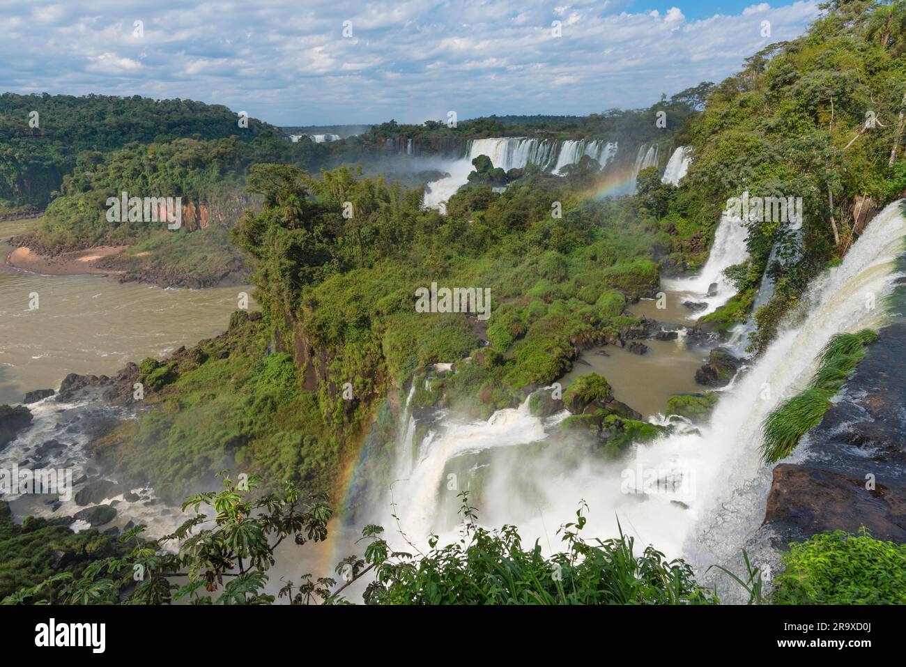 Upper Circuit, Upper Way, Cataratas del Iguazu, Iguazu Falls, Rainbow ...