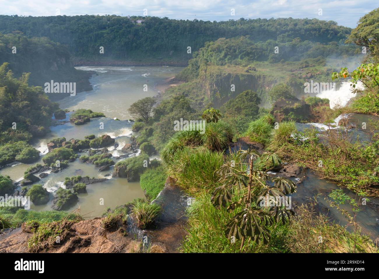 Upper Circuit, Upper Way, Cataratas del Iguazu, Iguazu Falls, Rapids ...