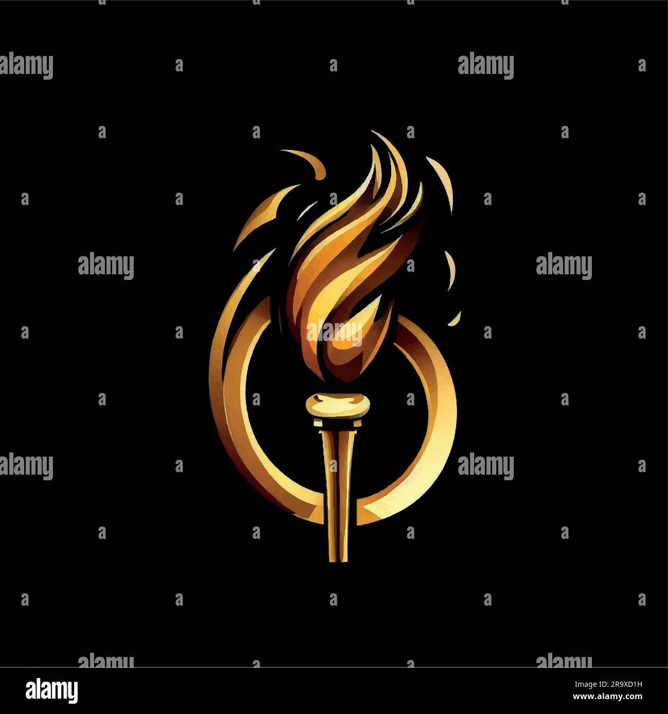 Torch icon screen hi-res stock photography and images - Alamy