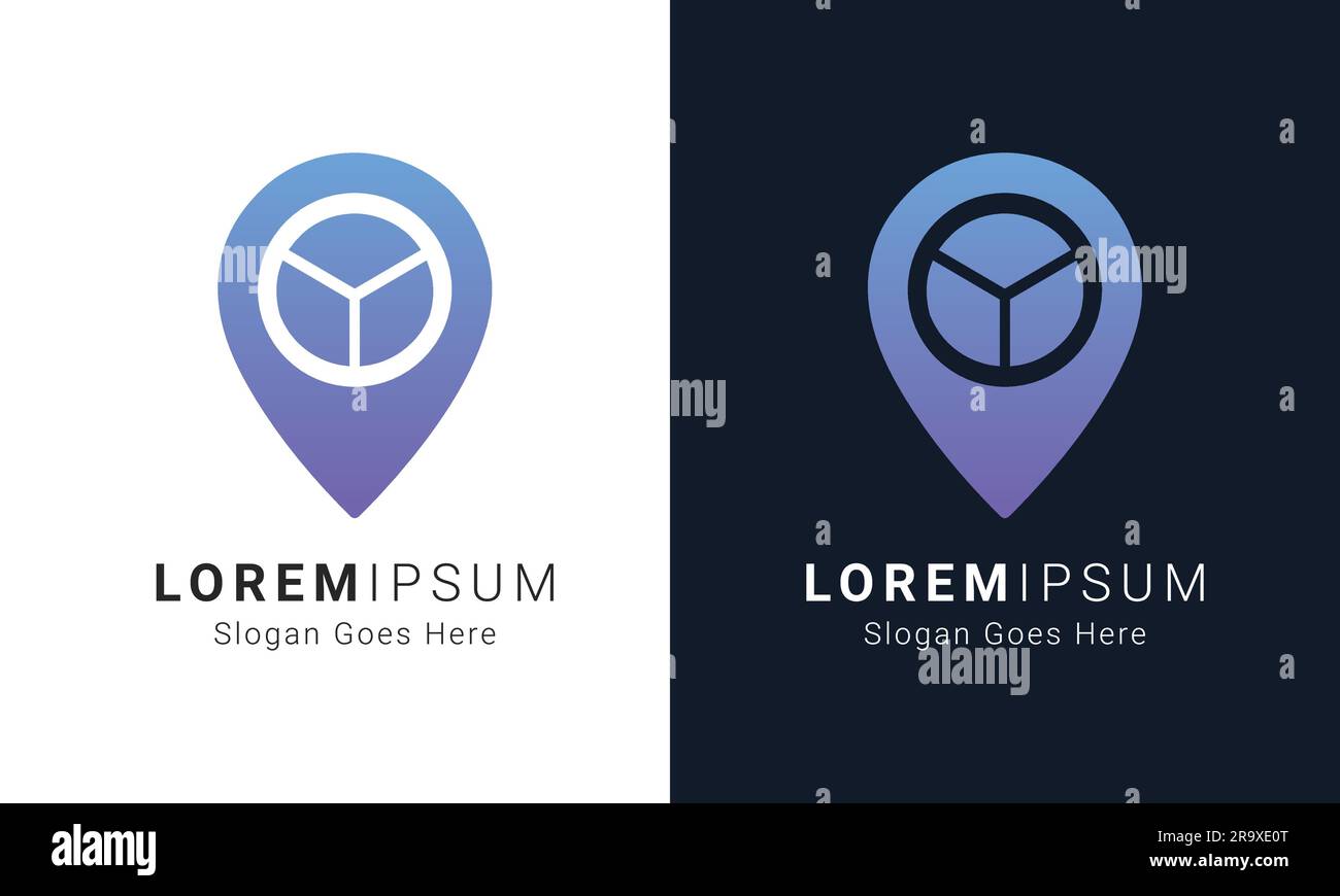 Pin Delivery Location Logo Design Tracking Box parcel Location Logotype ...