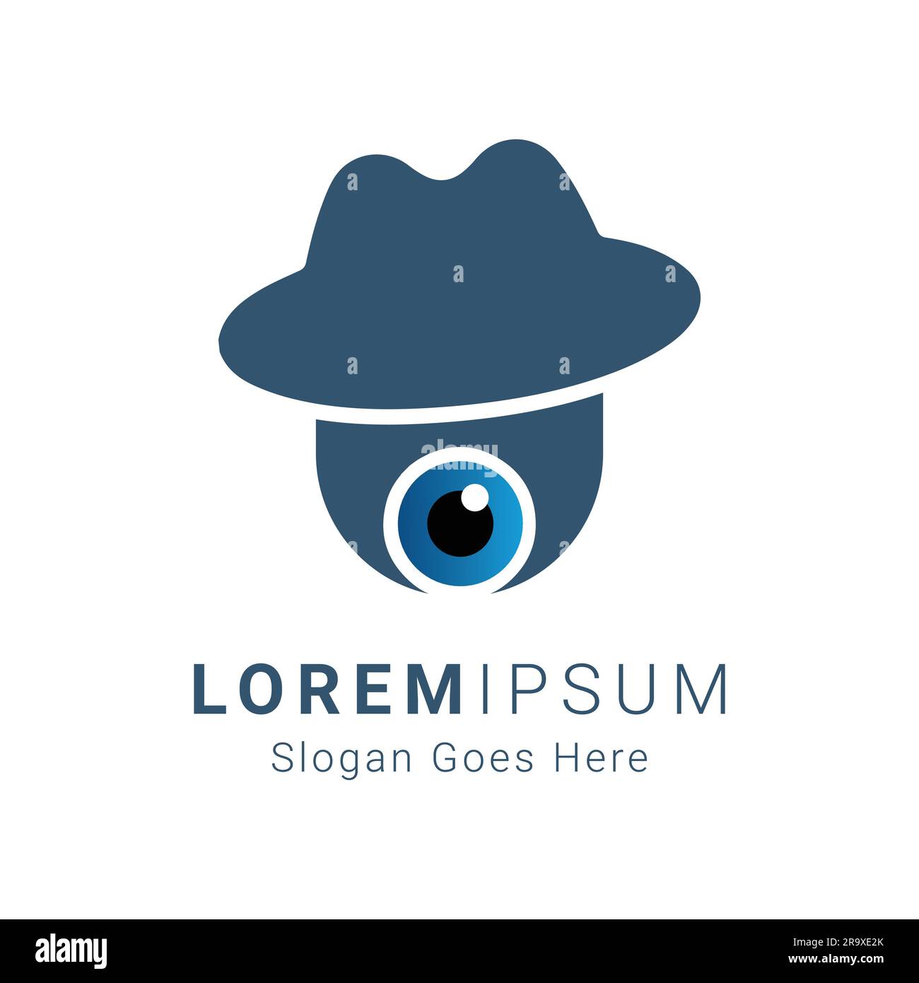 Detective Eye Logo Design Inspection Eye Logotype Searching Crime ...