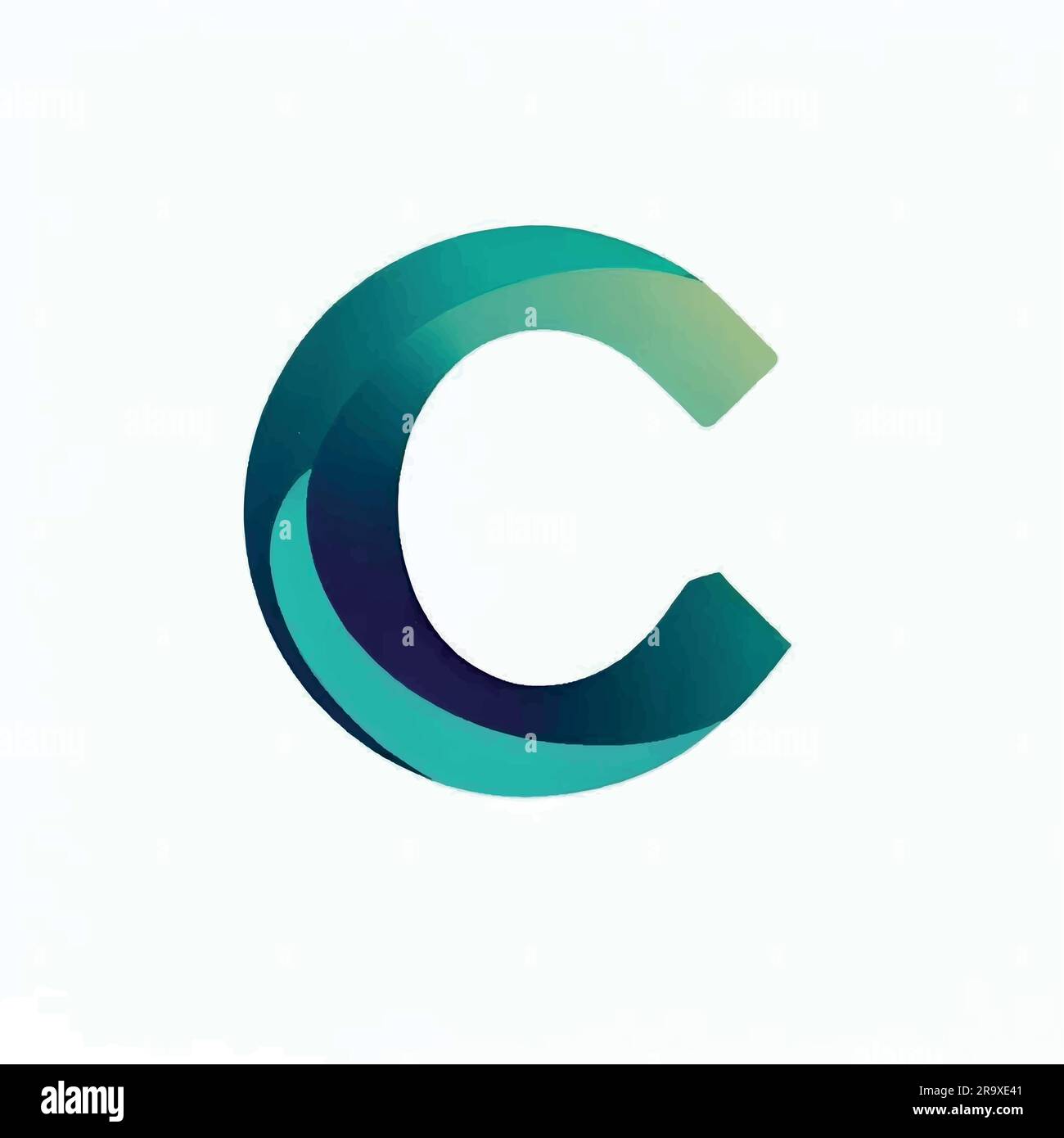 Modern a c logo Stock Vector Images - Alamy