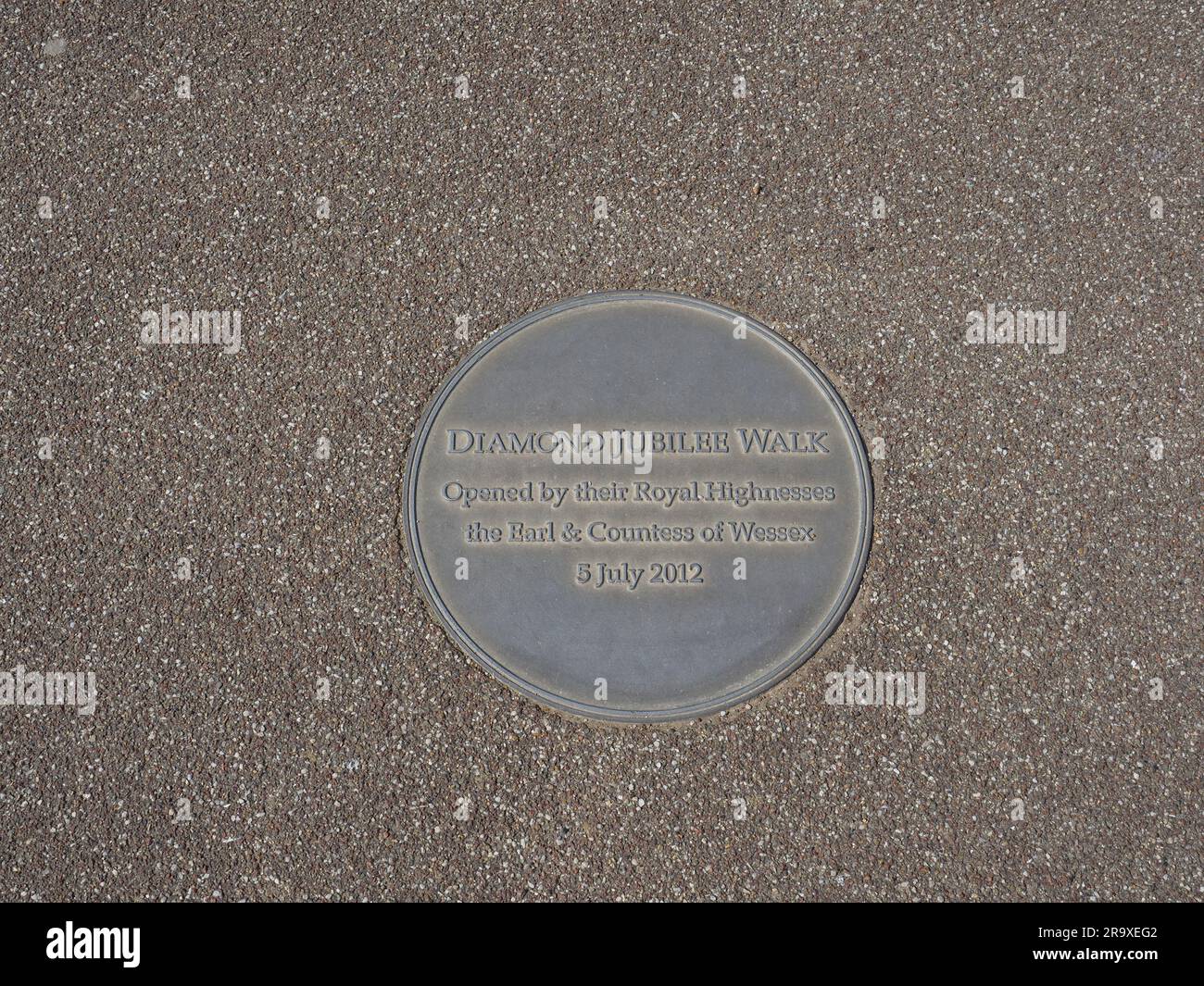 BEXHILL ON SEA, UK - JUNE 05, 2023: Diamond Jubilee Walk opened by ...