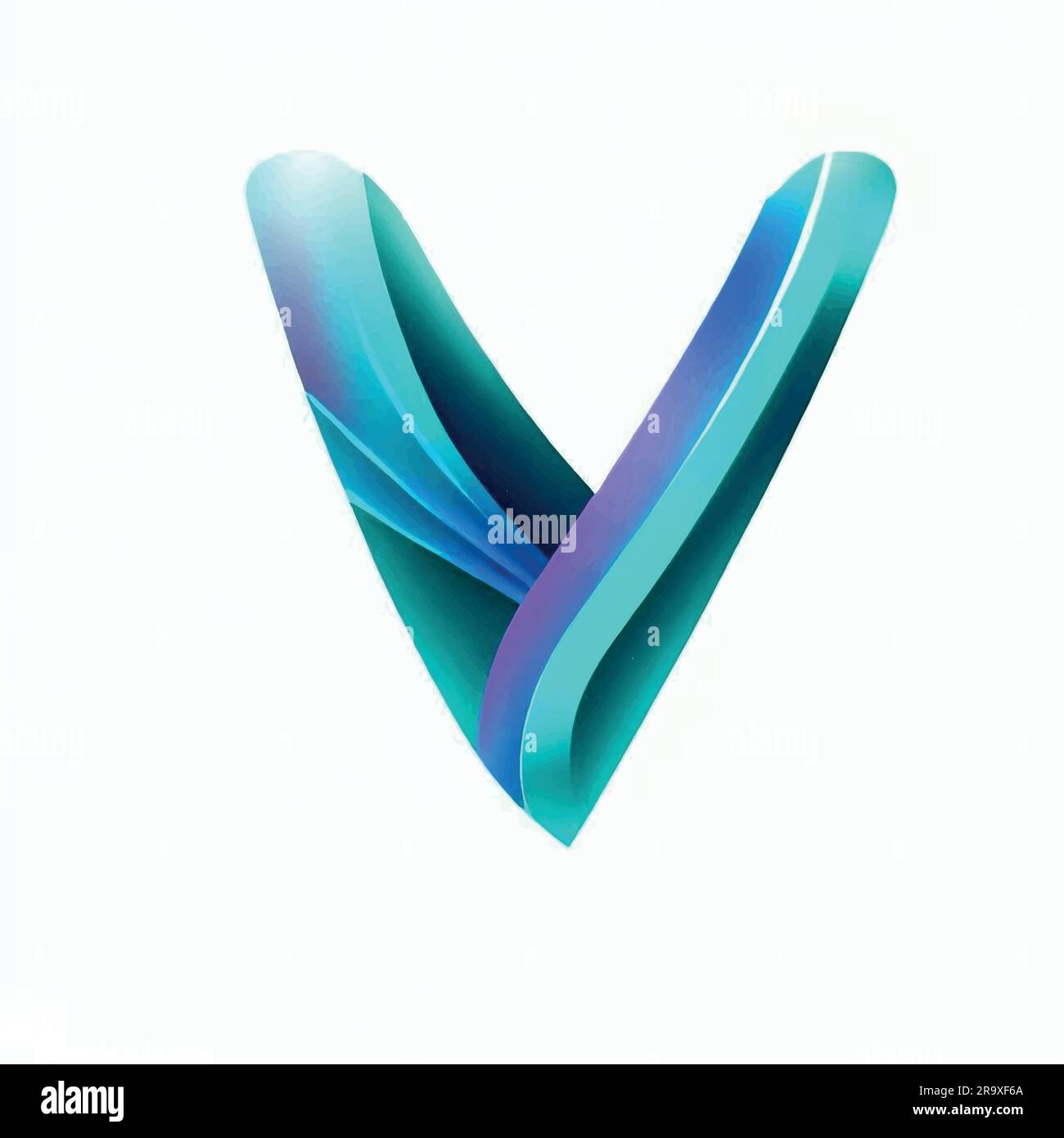 Alphabet v letter mark Stock Vector Images - Alamy