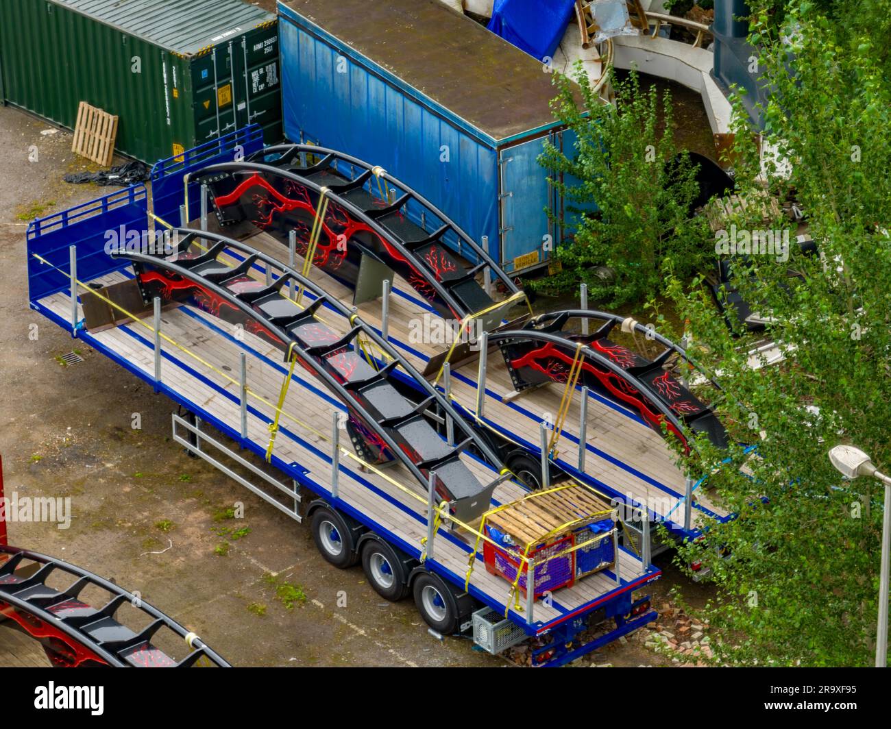 Aerial Images of The Old Removed Nemesis Track and the Brand New and ...