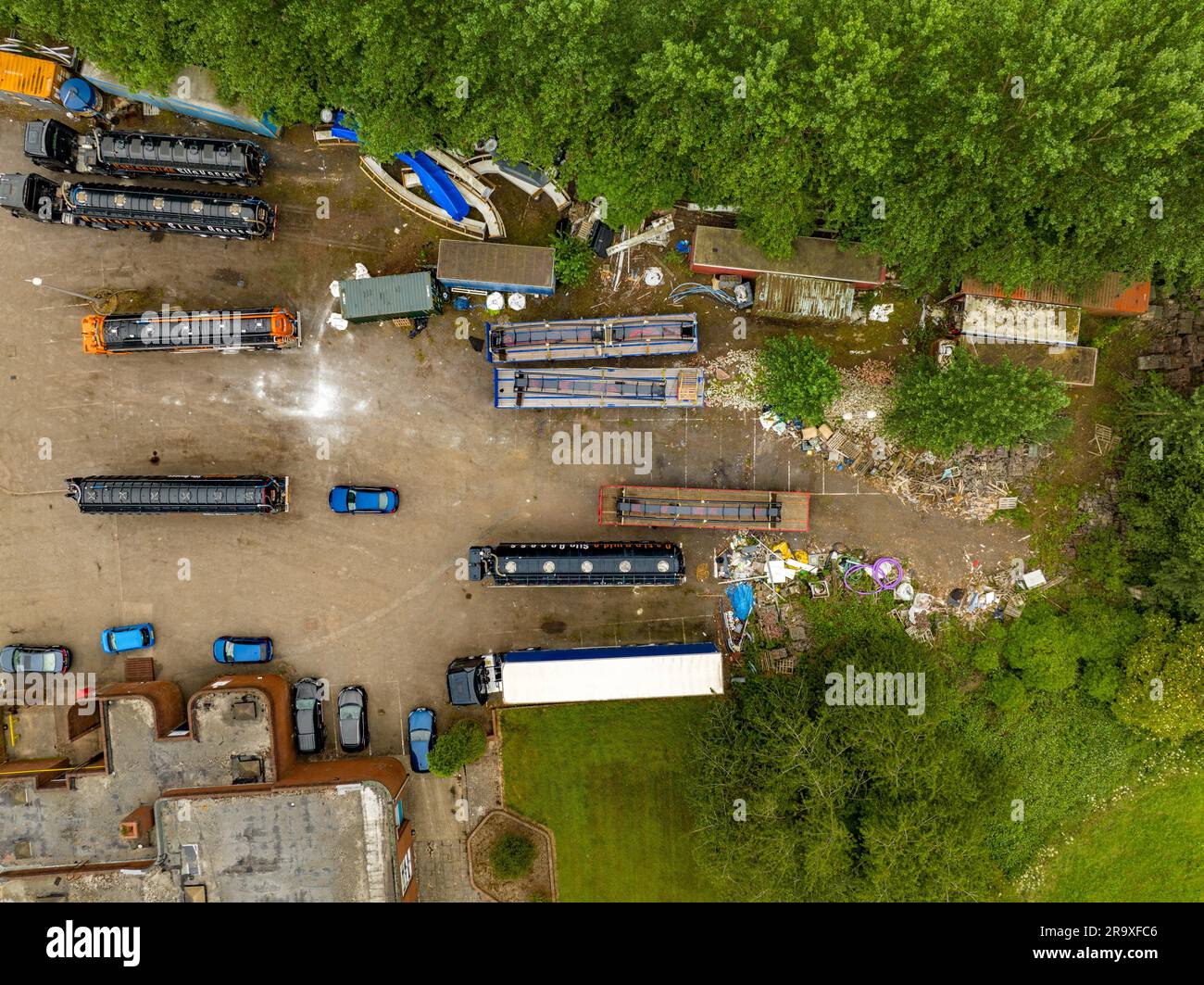 Aerial Images of The Old Removed Nemesis Track and the Brand New and ...