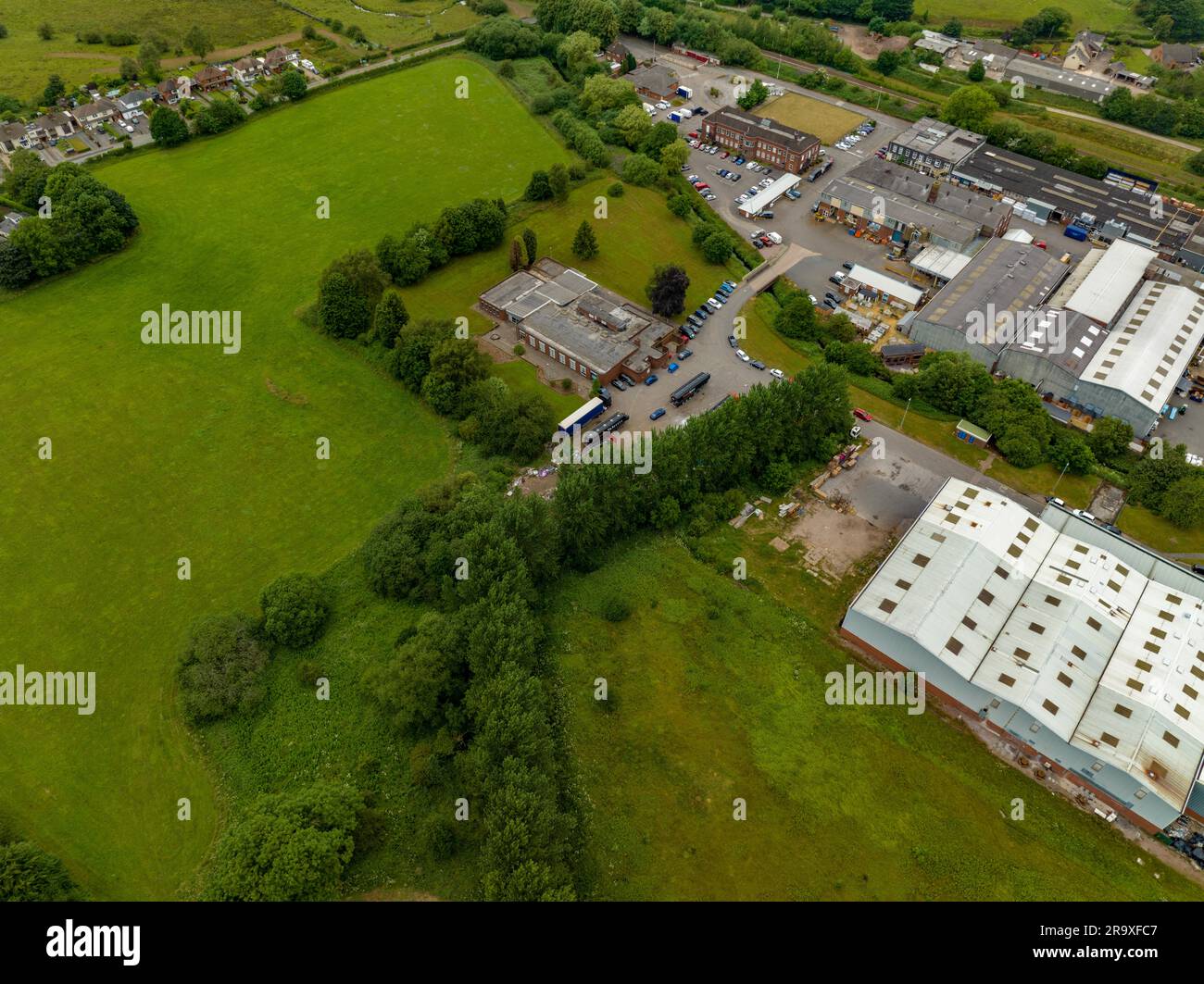 Aerial Images of The Old Removed Nemesis Track and the Brand New and ...