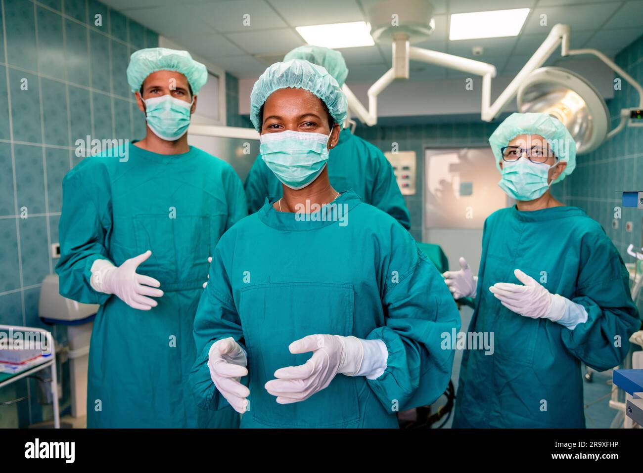 Hospital medical surgery team is ready for the operation Stock Photo ...