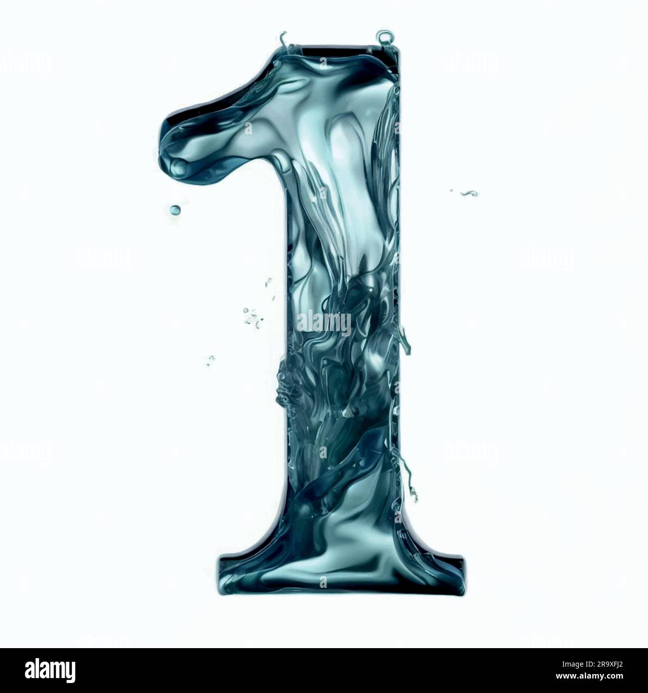 Water alphabet hi-res stock photography and images - Alamy