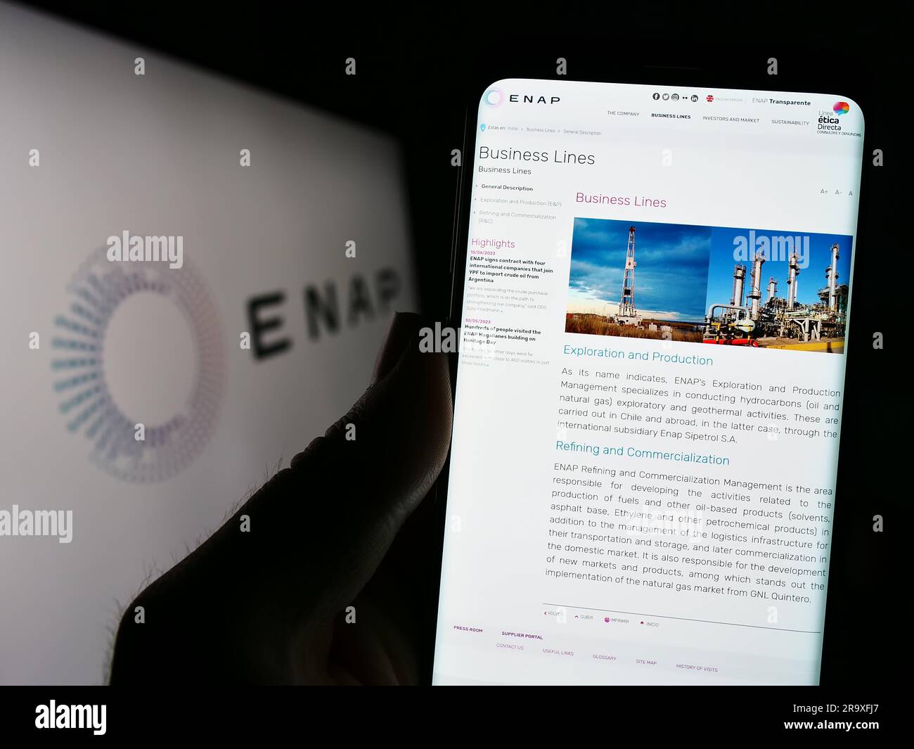 Enap logo hi-res stock photography and images - Alamy