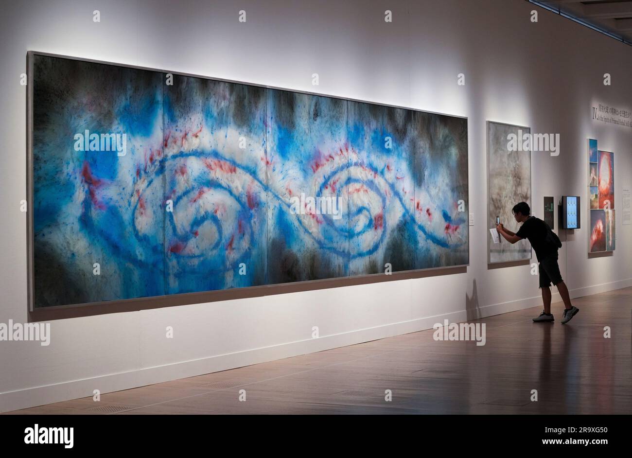 Tokyo, Japan. 29th June, 2023. A person visits an exhibition of Chinese ...