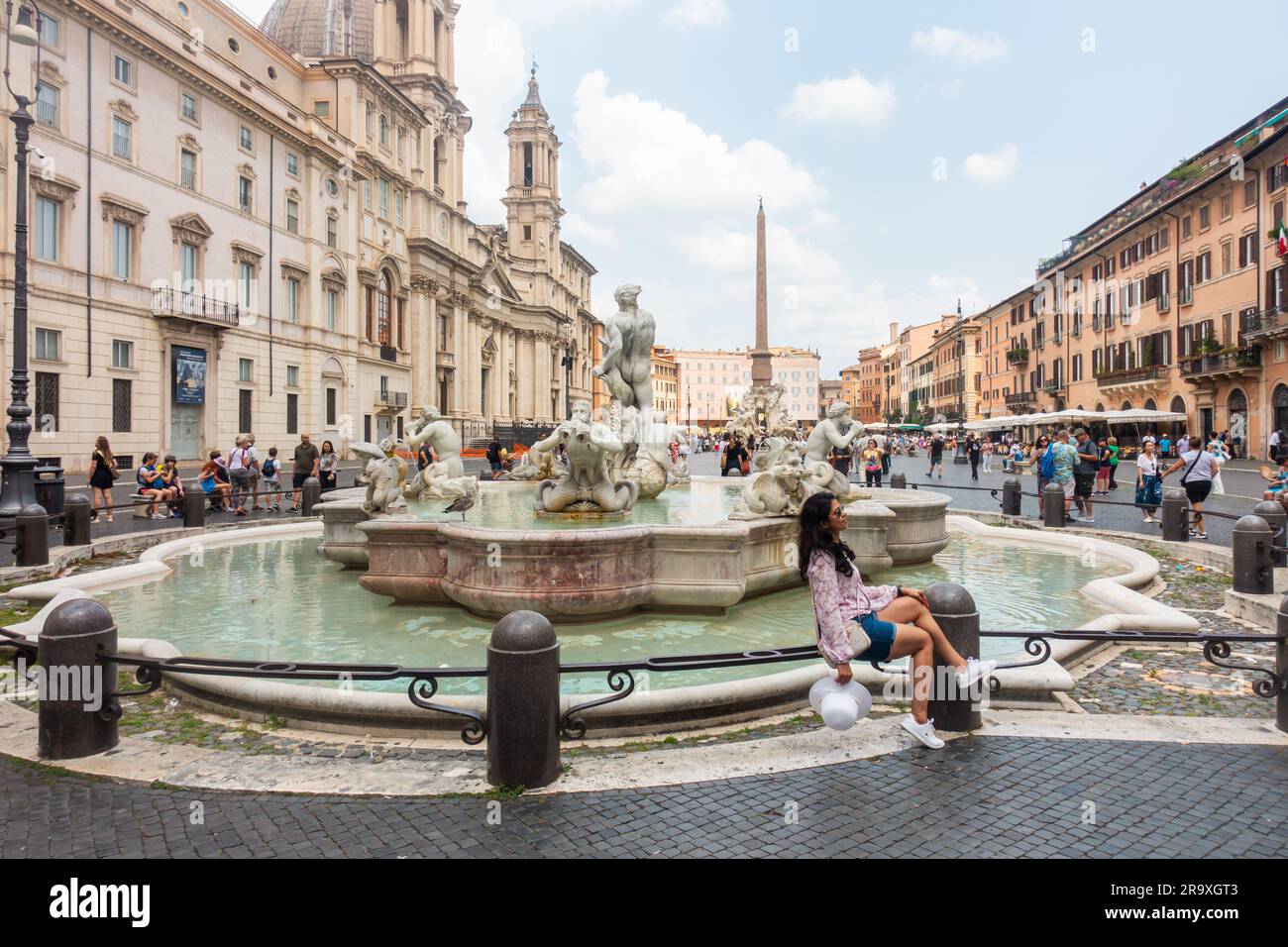 Rome Tourists Italy Summer 2023 Stock Photo - Alamy