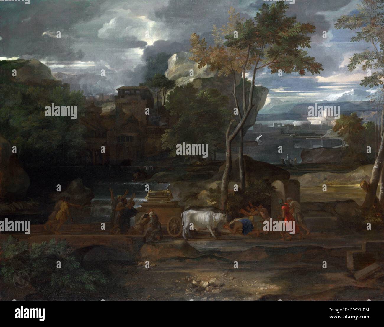 Sebastien Bourdon - The Return of the Ark 1659 Stock Photo - Alamy