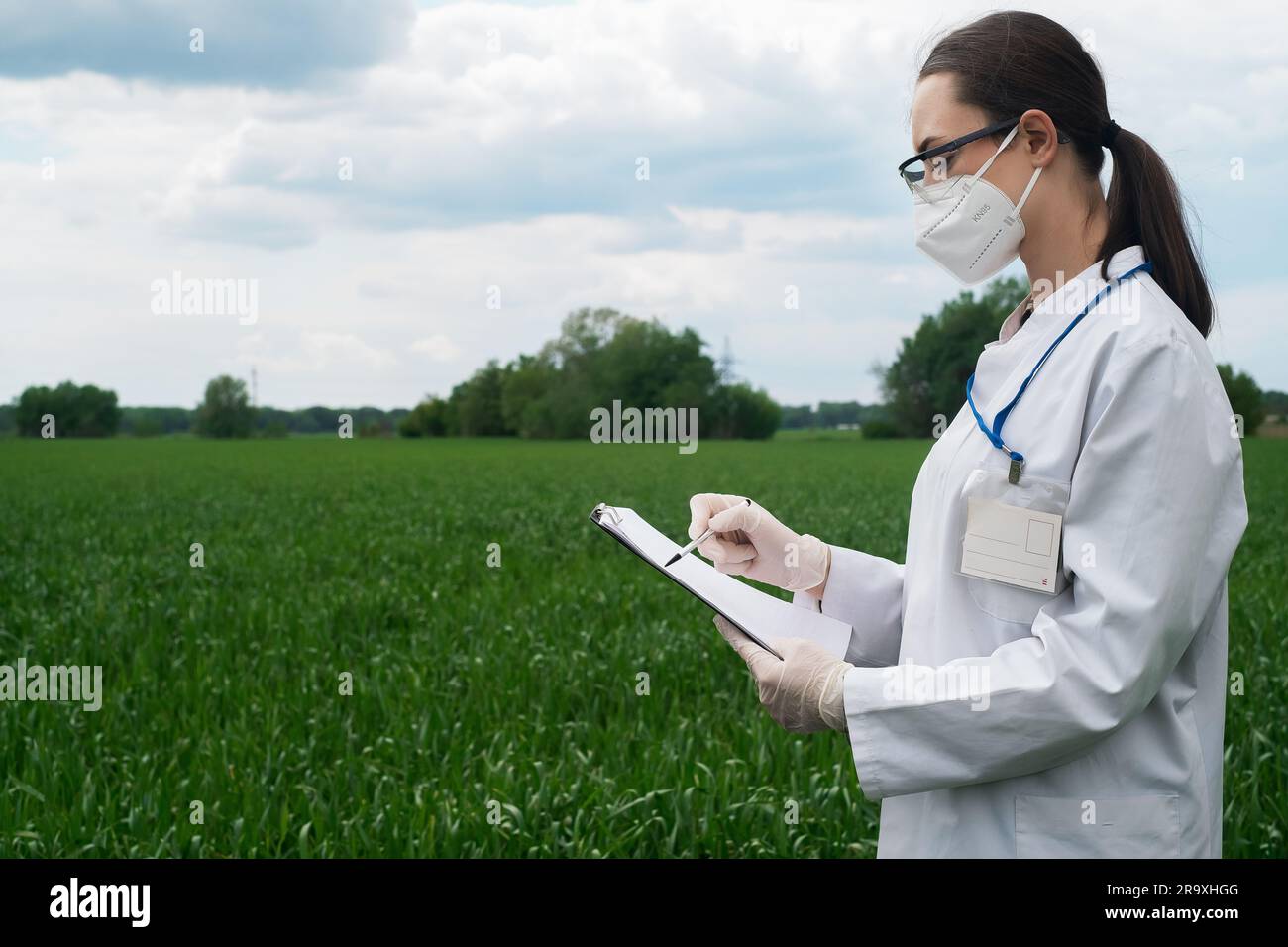 Geneticists, biologists and scientists study the genetic structure of ...