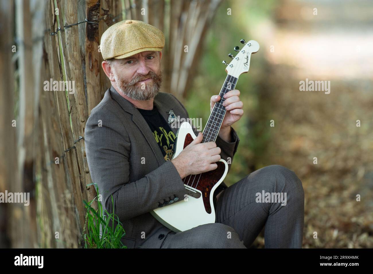 Paris, France. 29th June, 2023. Mathias Malzieu (Dionysos) pose pour une seance photo lors du ...