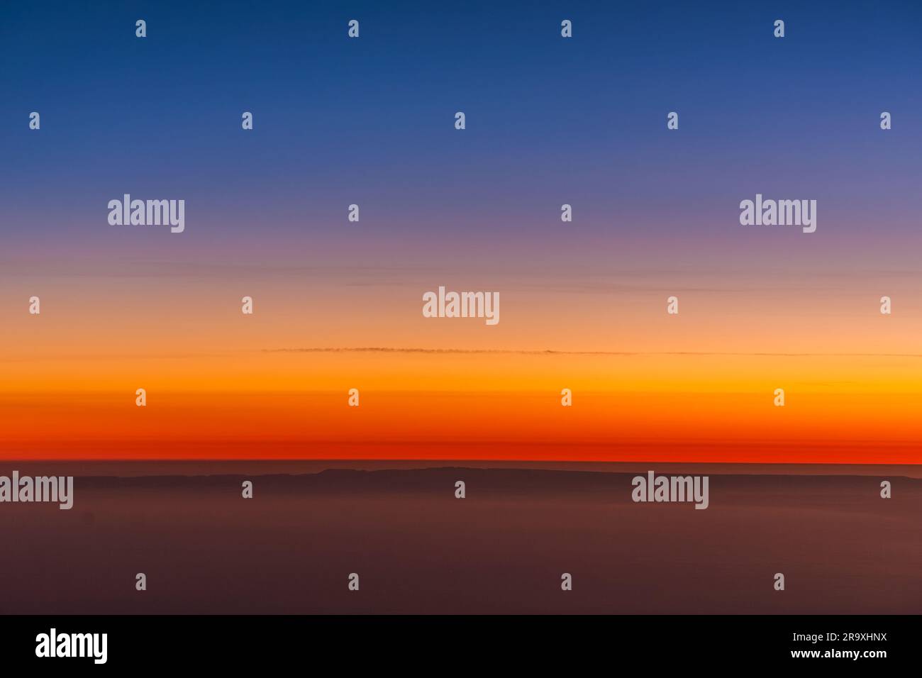 Aerial view orange beautiful sunrise hi-res stock photography and ...
