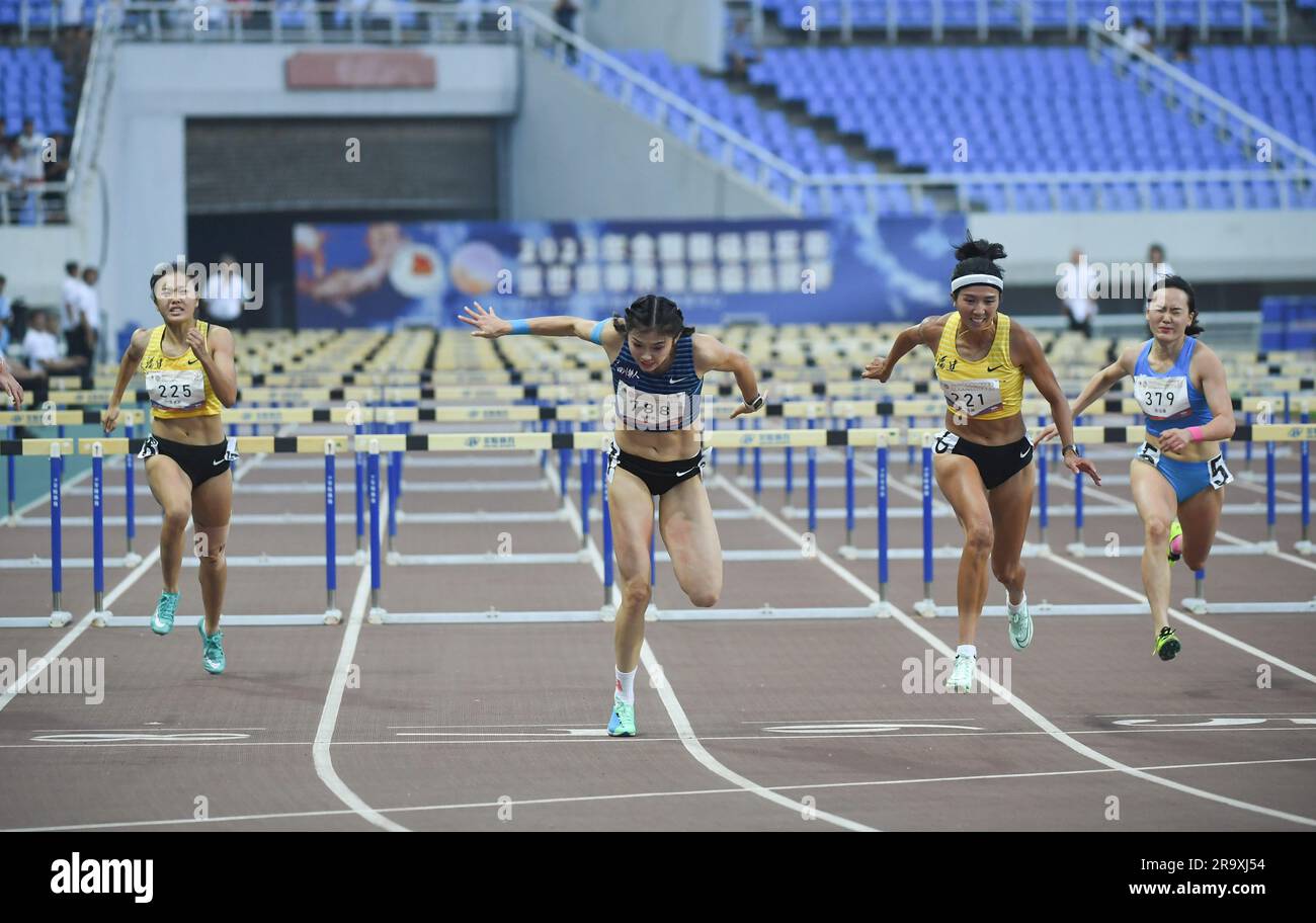 Shenyang, China's Liaoning Province. 29th June, 2023. Wu Yanni (2nd L ...