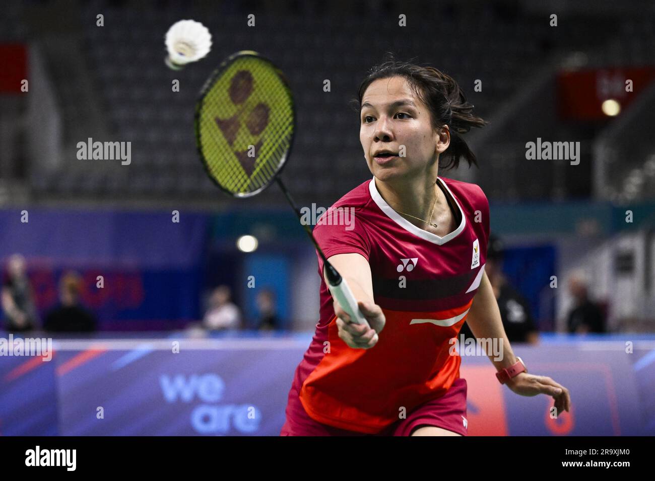 Krakow, Poland. 29th June, 2023. Badminton player Lianne Tan pictured ...