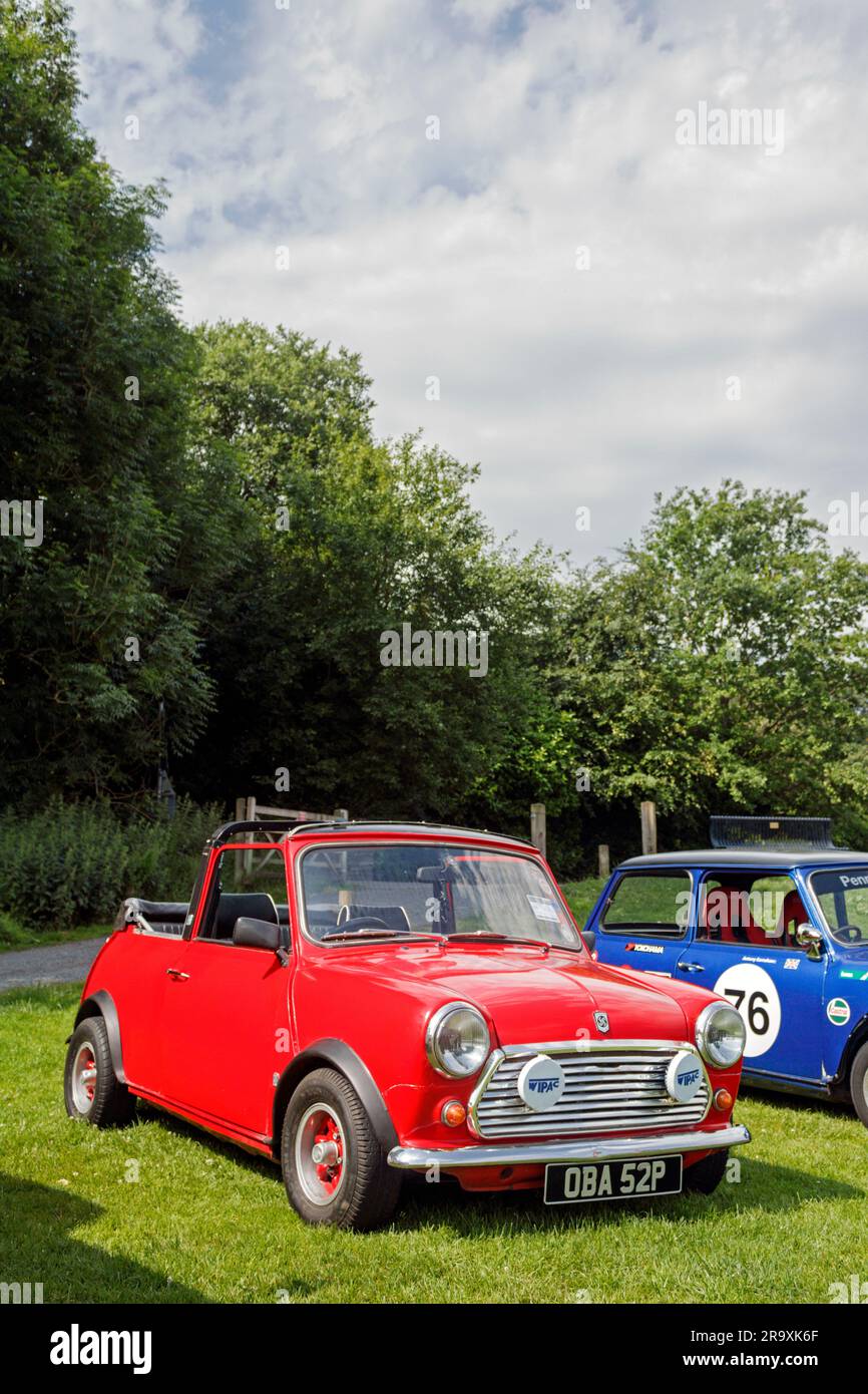 Mini Cabriolet. Burnley Classic Car Show 2023 Stock Photo - Alamy
