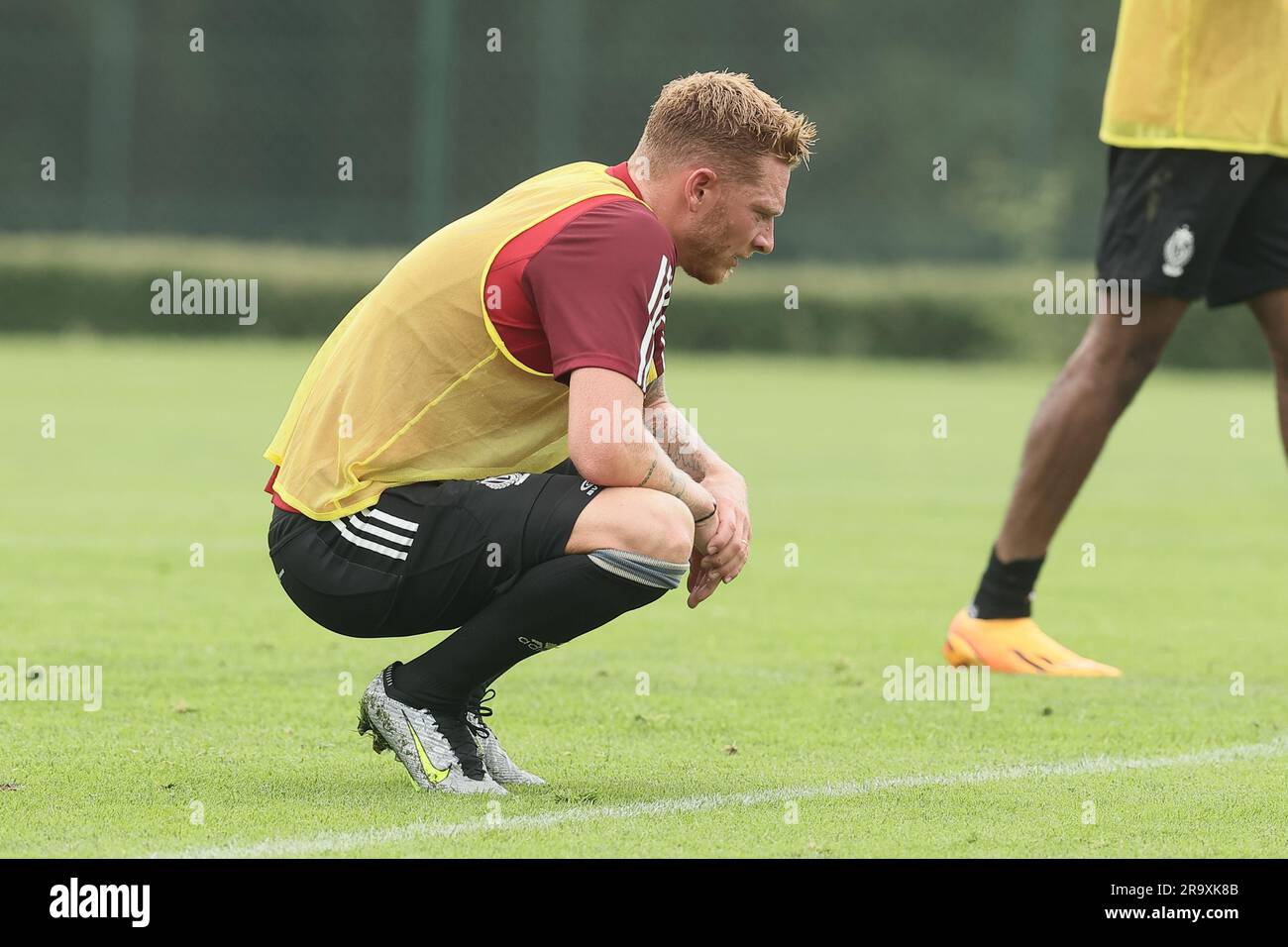 Angleur, Belgium. 29th June, 2023. Standard's Renaud Emond pictured ...