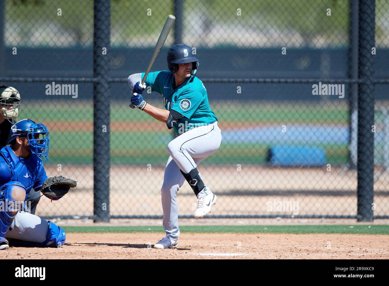 Mike Salvatore (2) of the Seattle Mariners during an extended spring ...