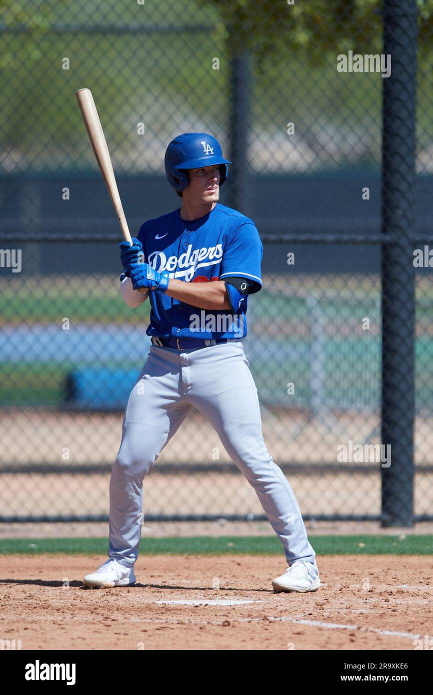 Cameron Decker (25) of the Los Angeles Dodgers during an extended ...