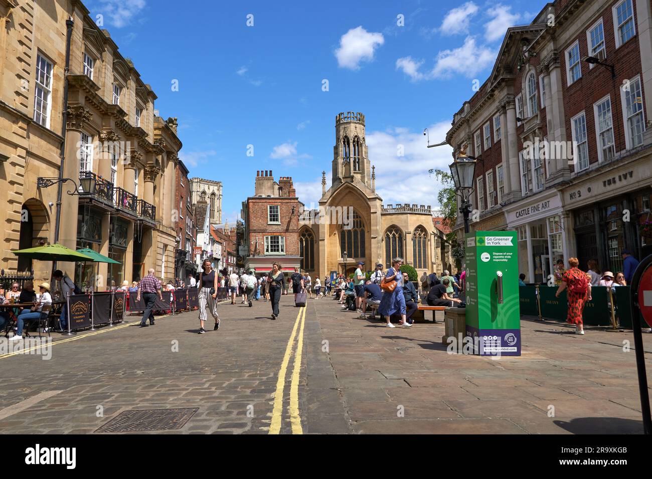 Street scene in York, UK Stock Photo - Alamy