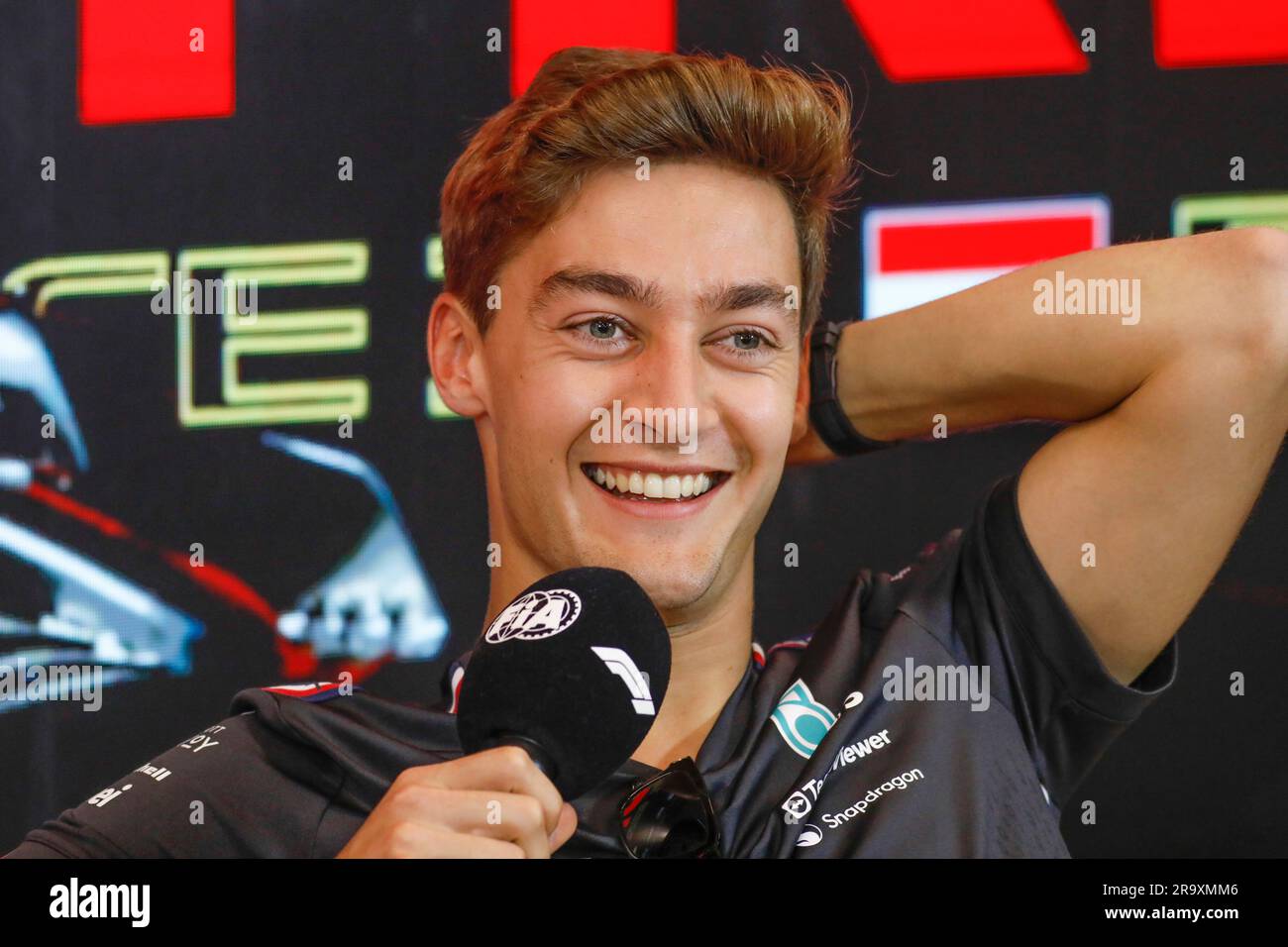 Mercedes amg f1 george russell hi-res stock photography and images - Alamy