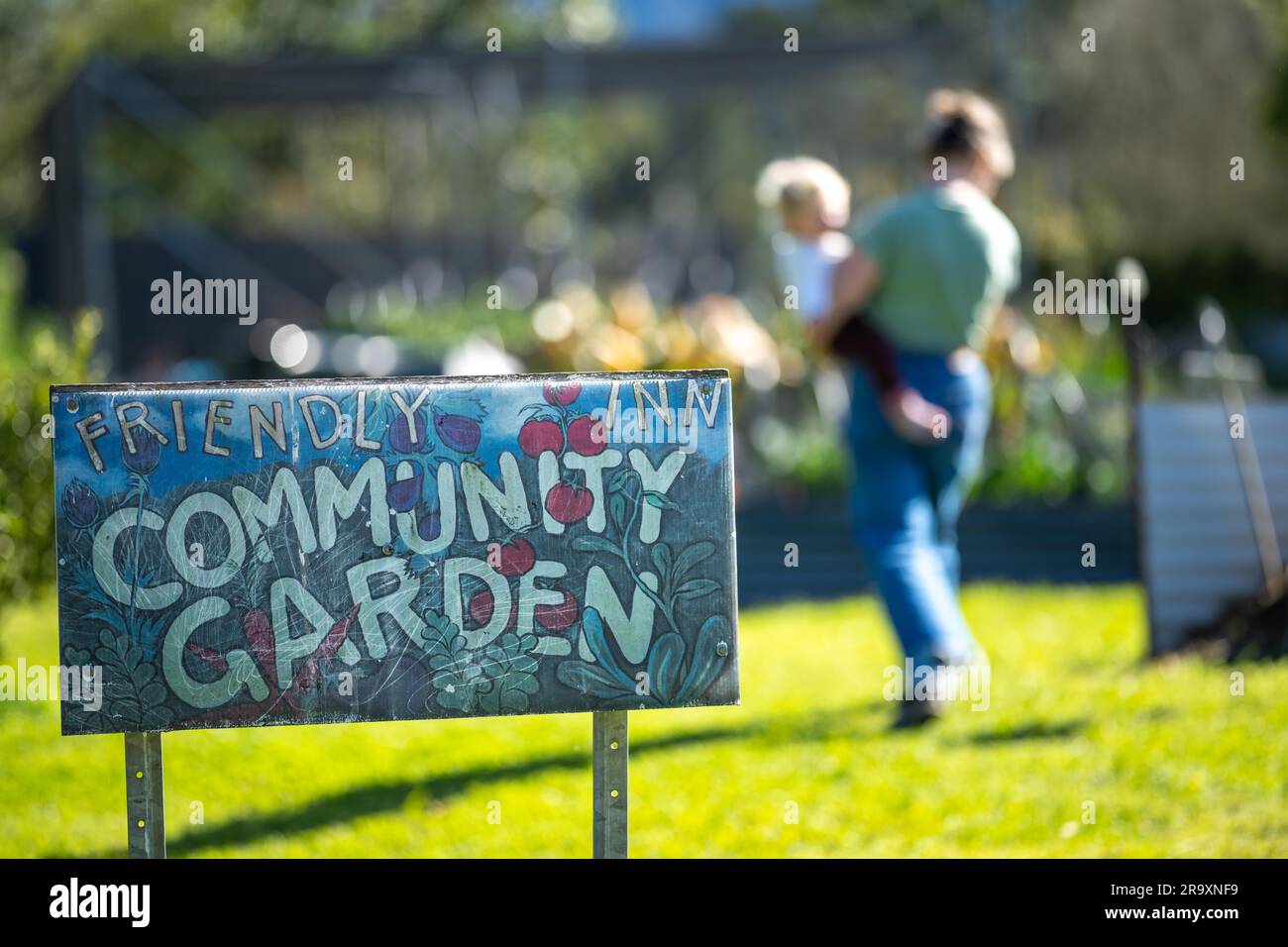 Community garden sign hi-res stock photography and images - Alamy
