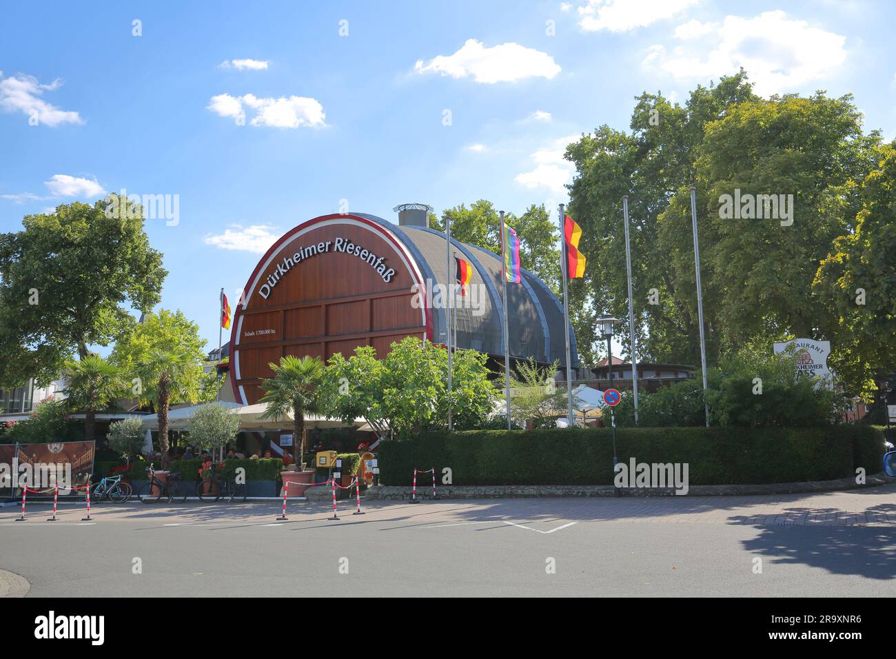 World's largest giant barrel as a restaurant, Bad Dürkheim, German Wine ...