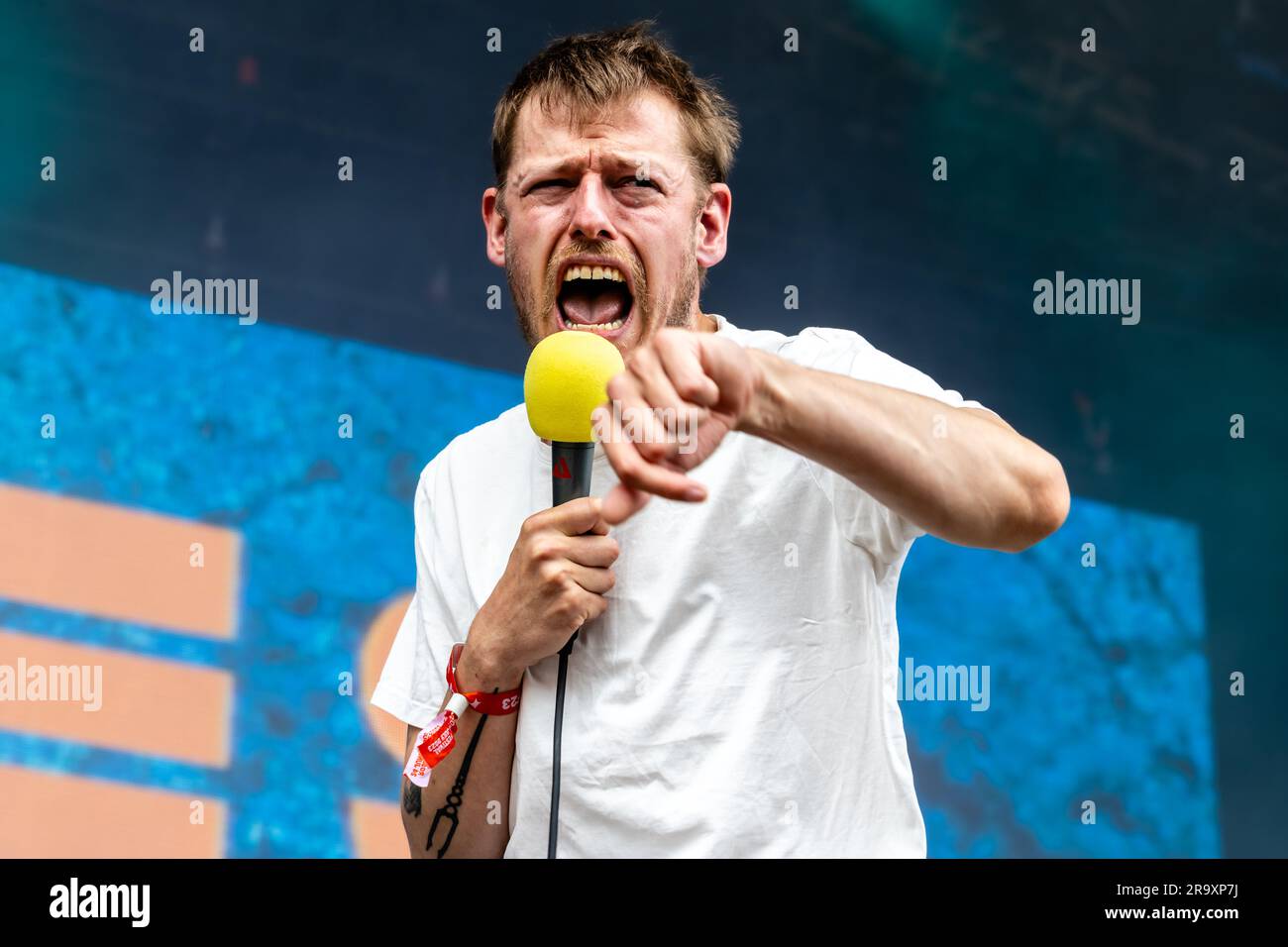 Roskilde, Denmark. 29th June, 2023. The Danish hardcore band EYES ...