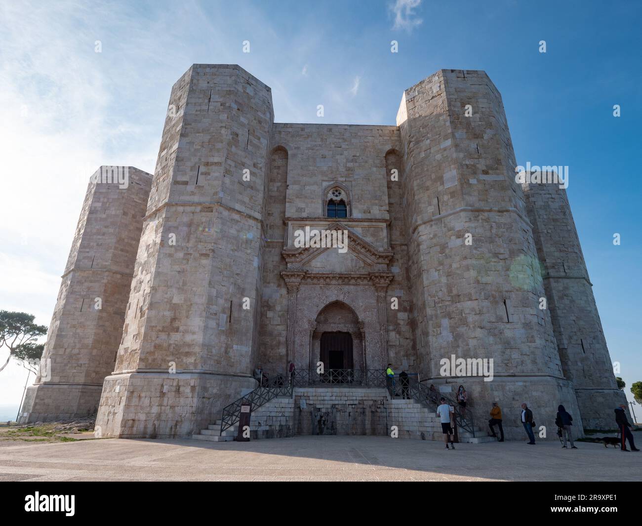 ANDRIA, ITALY - OCTOBER 30, 2021: Castel del Monte in beautiful sunset ...