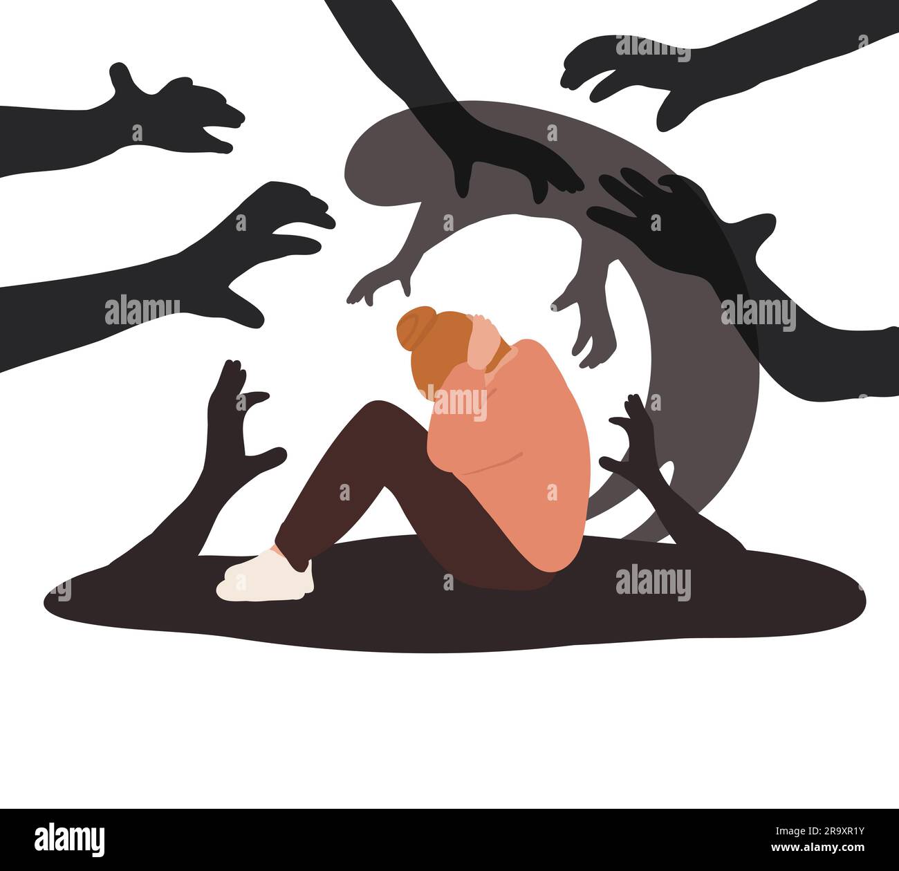 Mental health illness ptsd Stock Vector Images - Alamy