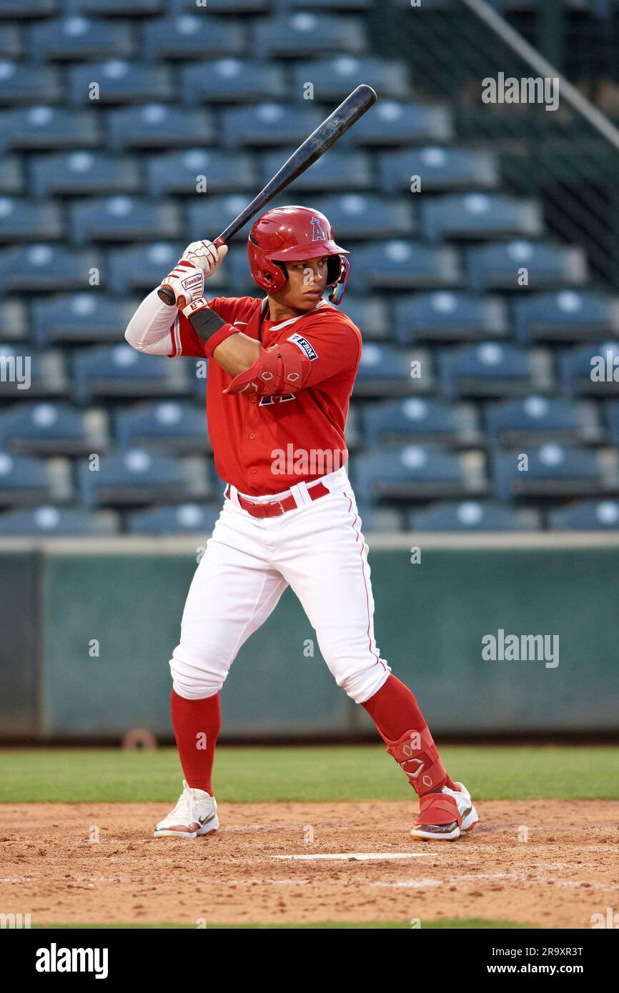 Jesus Ortega (20) of the ACL Angels during an Arizona Complex League ...