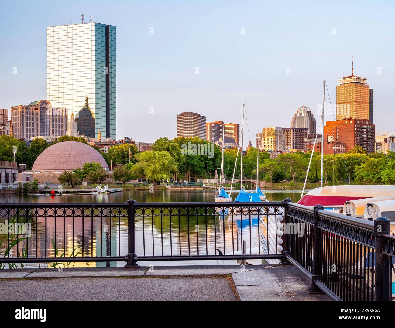 The architecture of Boston in Massachusetts, USA showcasing the Back ...